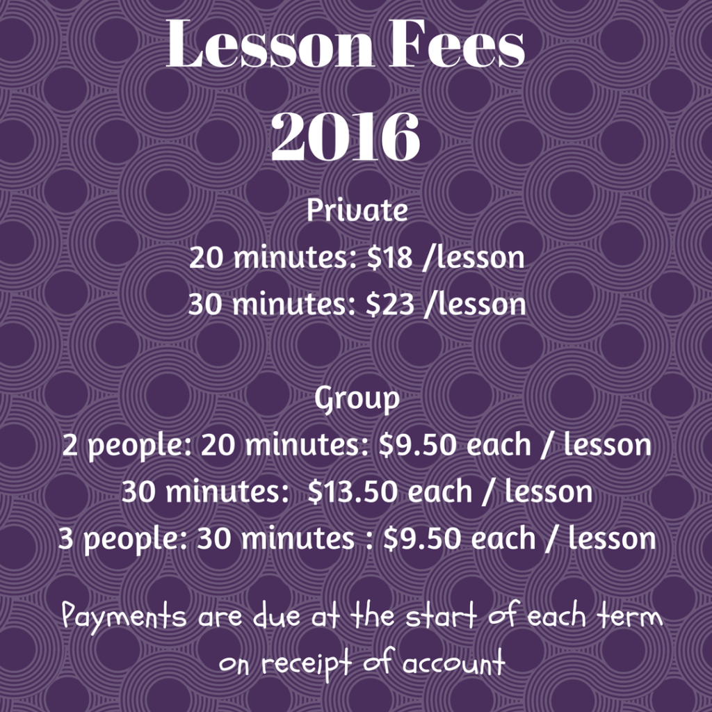 Music Lesson Fees - Tuneful Solutions