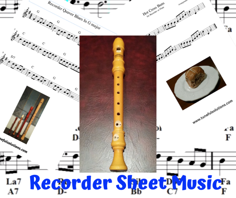 Recorder Sheet Music To Learn and Play - Tuneful Solutions