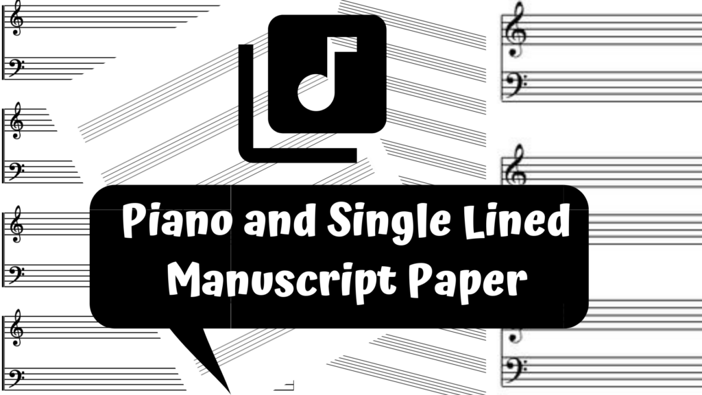 Manuscript Paper for Composition and Transposition – Tuneful Solutions