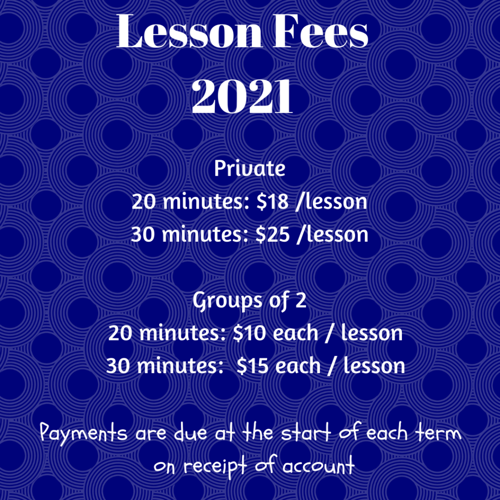 Lesson Fees - Tuneful Solutions